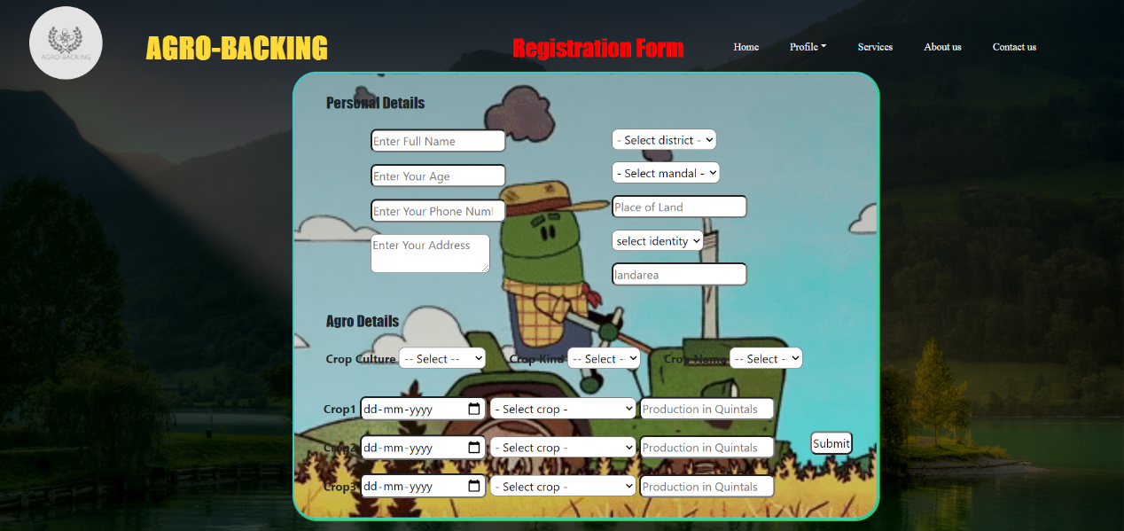 GitHub - dumbcache/agro-backing