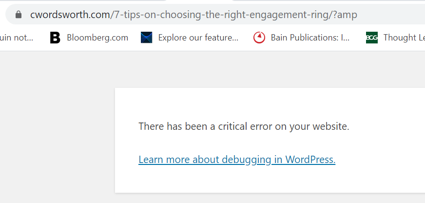 There has been a critical error on your website. · Issue #30042 · ampproject/amphtml · GitHub