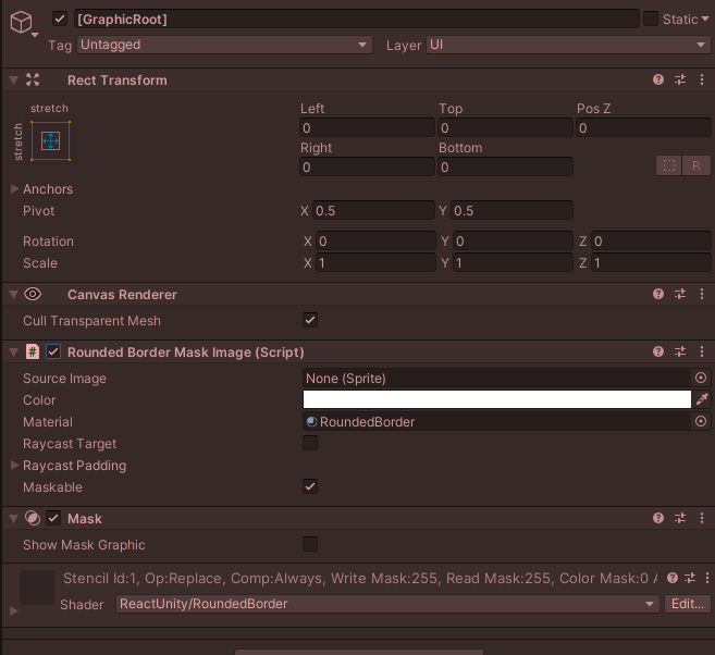 Ugui Performance Improvement For Non Rounded Elements · Issue 78 · Reactunitycore · Github