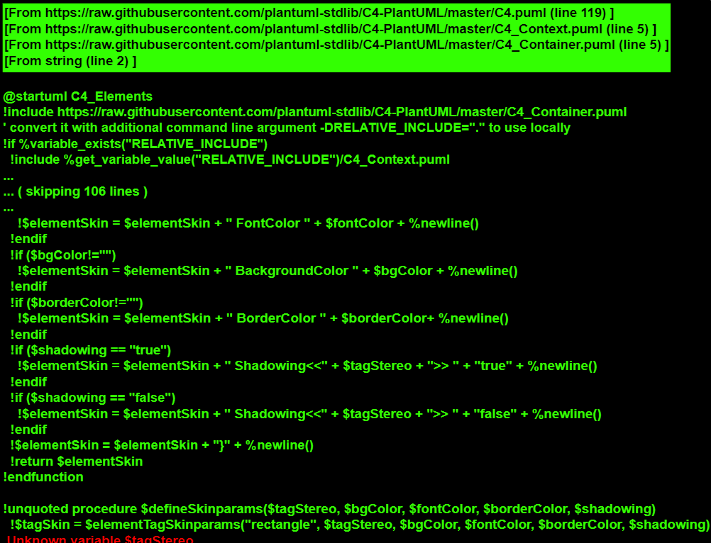 Unknown variable $tagStereo · Issue #138 · plantuml-stdlib/C4-PlantUML · GitHub