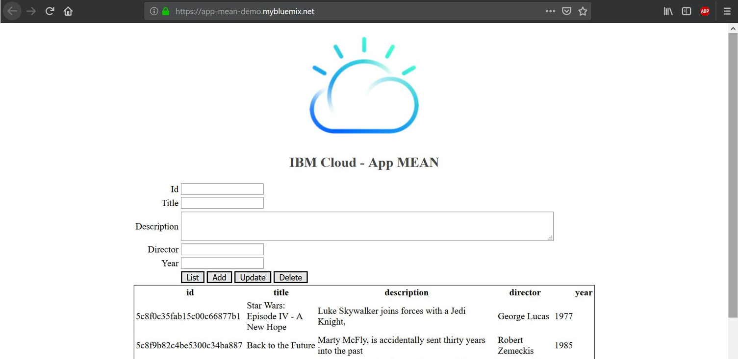 GitHub - emeloibmco/IBMCloudMEANCRUD: Hands On para construir ...
