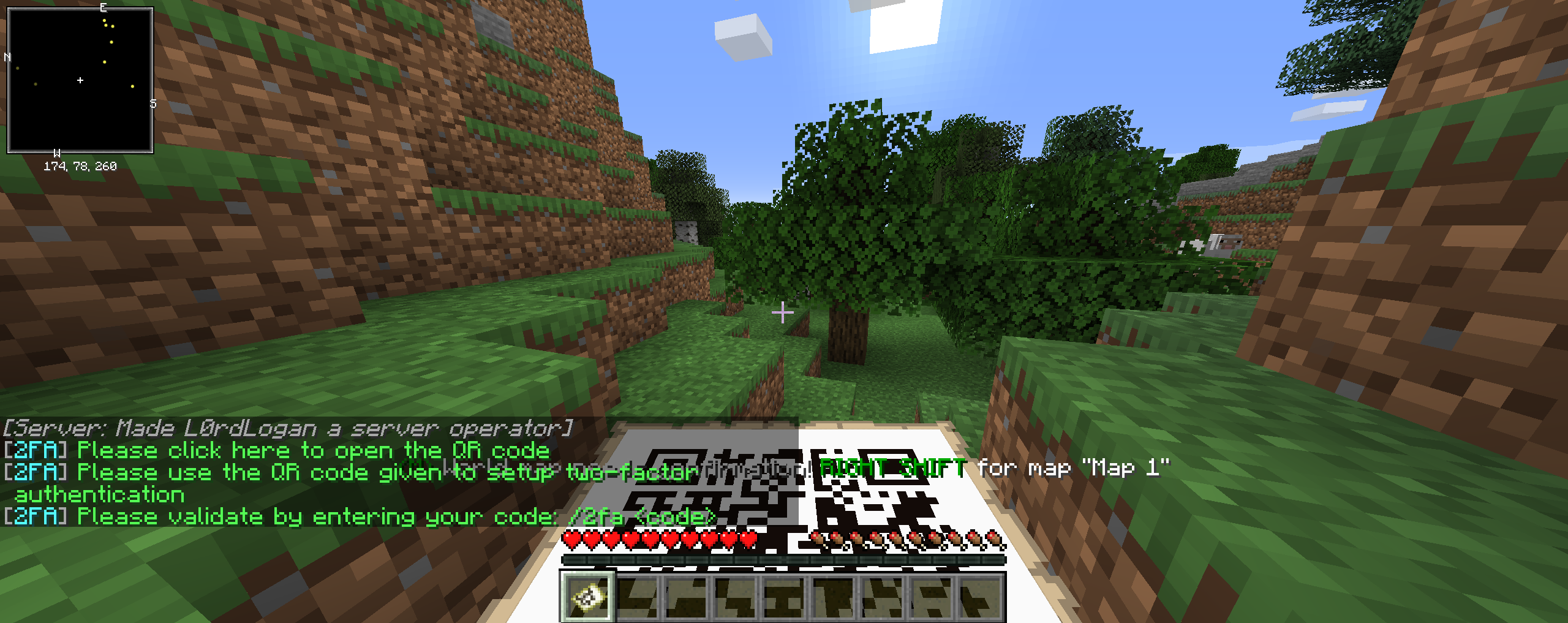 2FA plugin - not giving Item to the player - no error · Issue #138 · CardboardPowered/cardboard ...