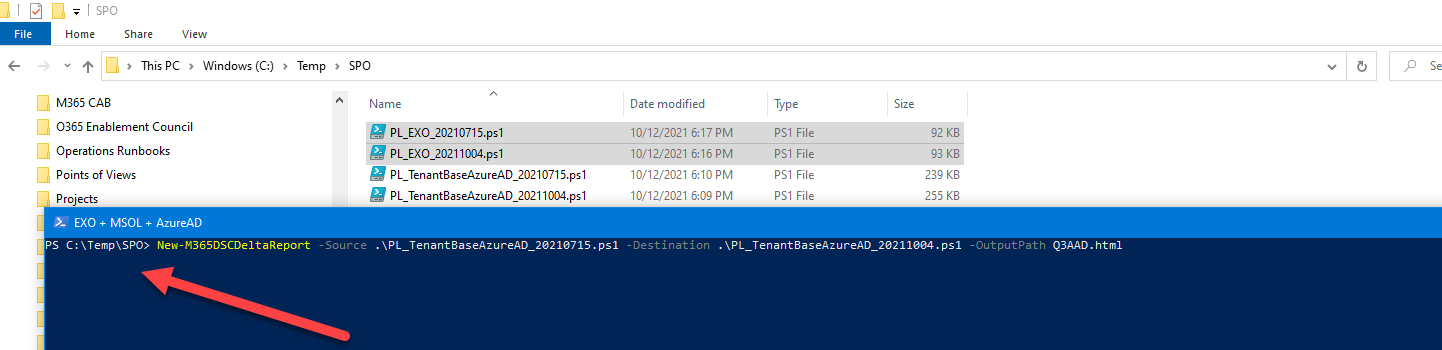 New-M365DSCDeltaReport Not Responding and Failing · Issue #1558 · microsoft/Microsoft365DSC · GitHub