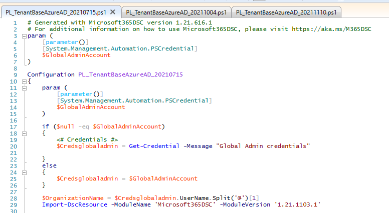 New-M365DSCDeltaReport Not Responding and Failing · Issue #1558 · microsoft/Microsoft365DSC · GitHub