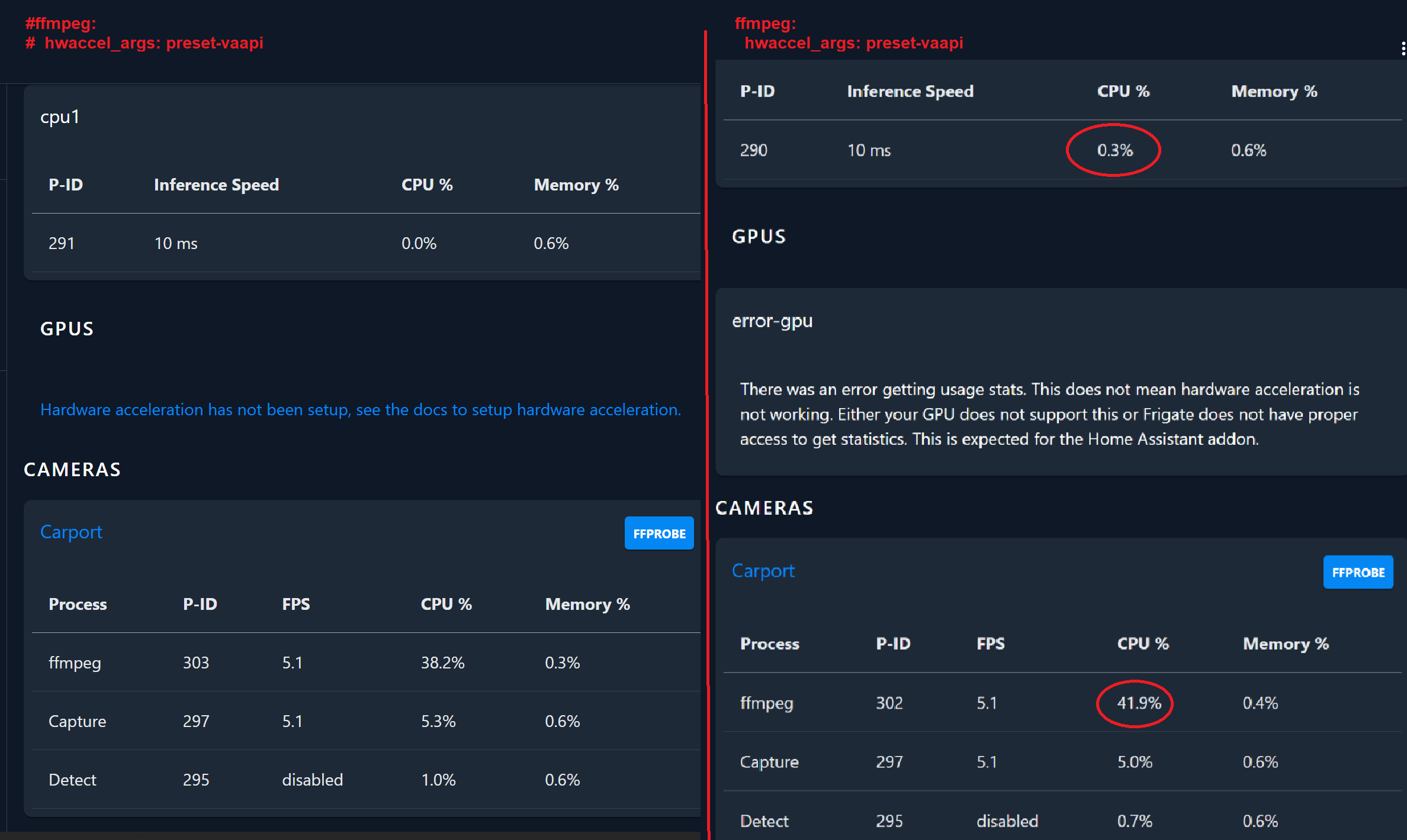 [HW Accel Support]: Hardware acceleration increases the CPU load + produces rtefacts · Issue ...