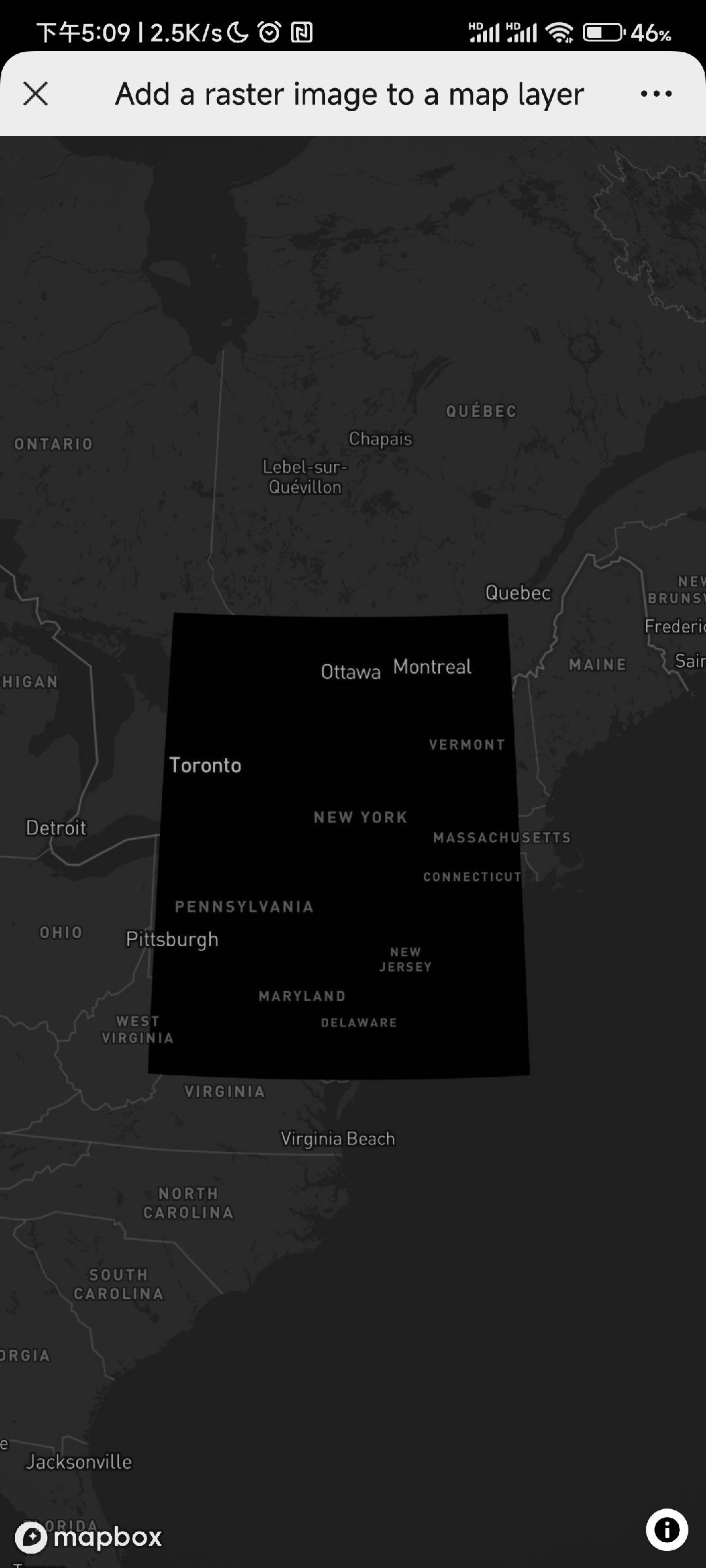Add a raster image to a map layer, android mobile browser appear black ... Add a raster image to a map layer, android mobile browser appear black ...