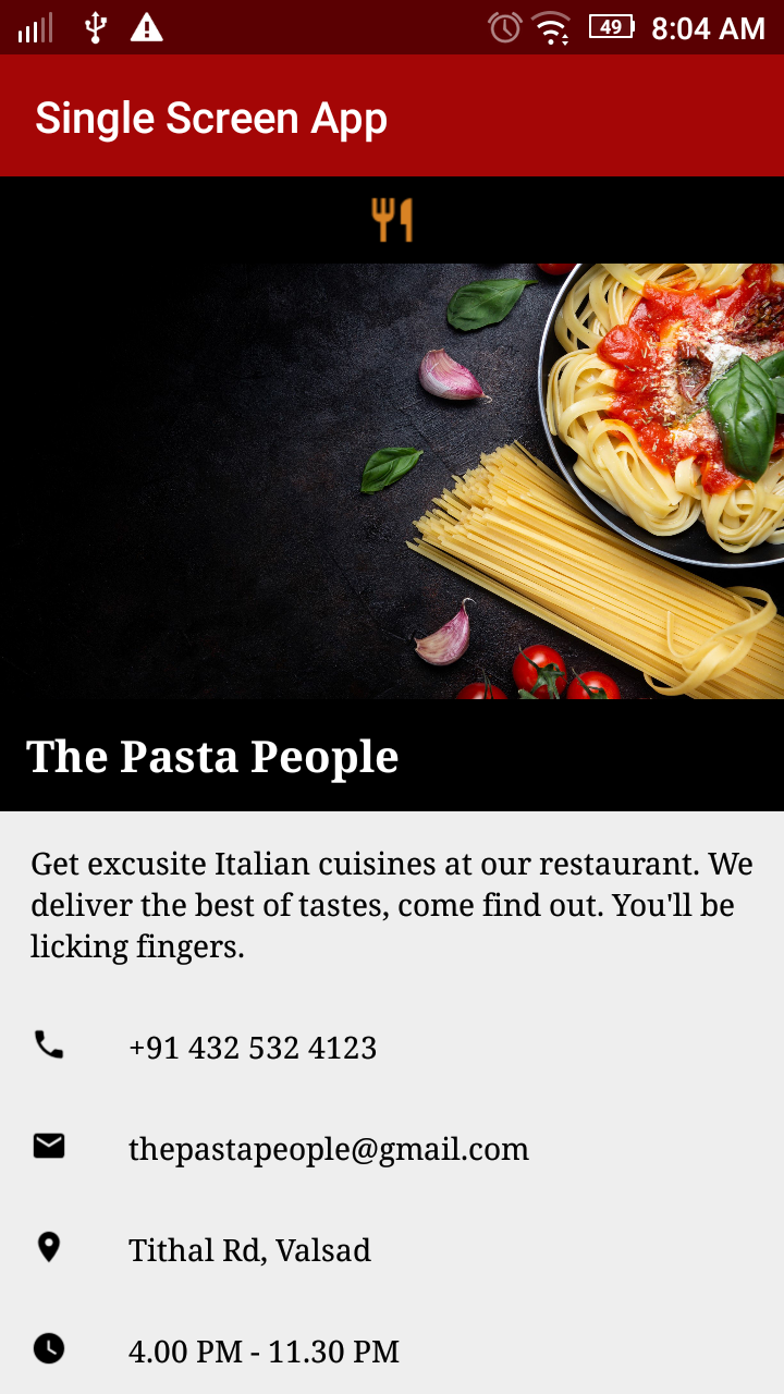 GitHub - malihanan/Single_Screen_App: A single screen app to learn layouts and UI in Android ...
