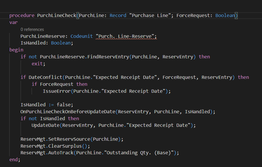 [Event Request] codeunit 99000815 "Reservation-Check Date Confl.": PurchLineCheck · Issue #10468 ...