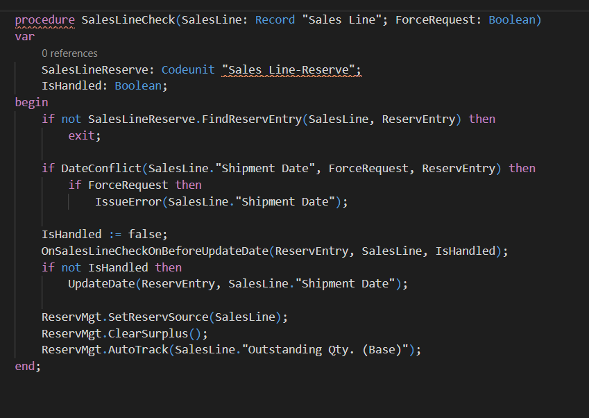 [Event Request] codeunit 99000815 "Reservation-Check Date Confl.": SalesLineCheck · Issue #10469 ...