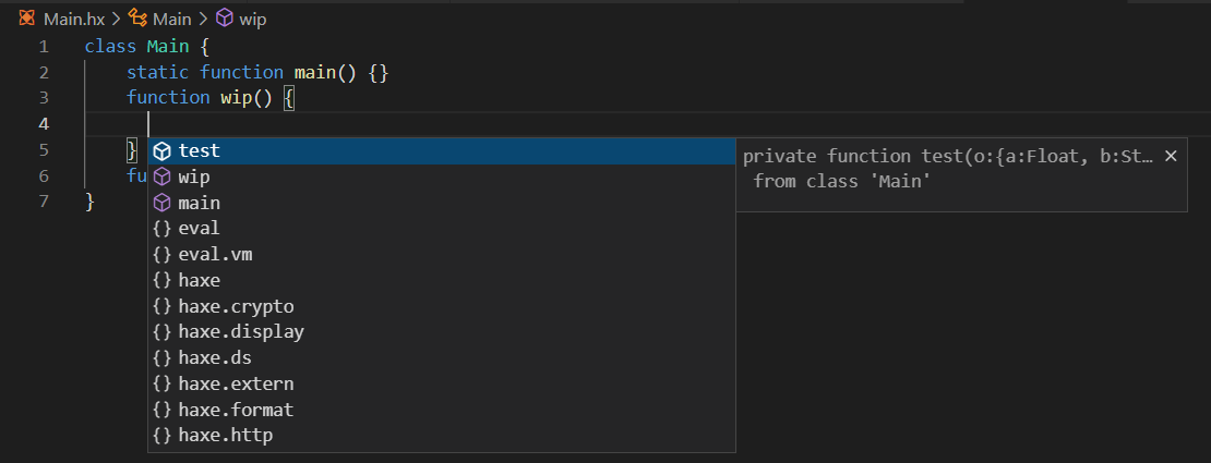 Offer broken completion. · Issue #10560 · HaxeFoundation/haxe · GitHub