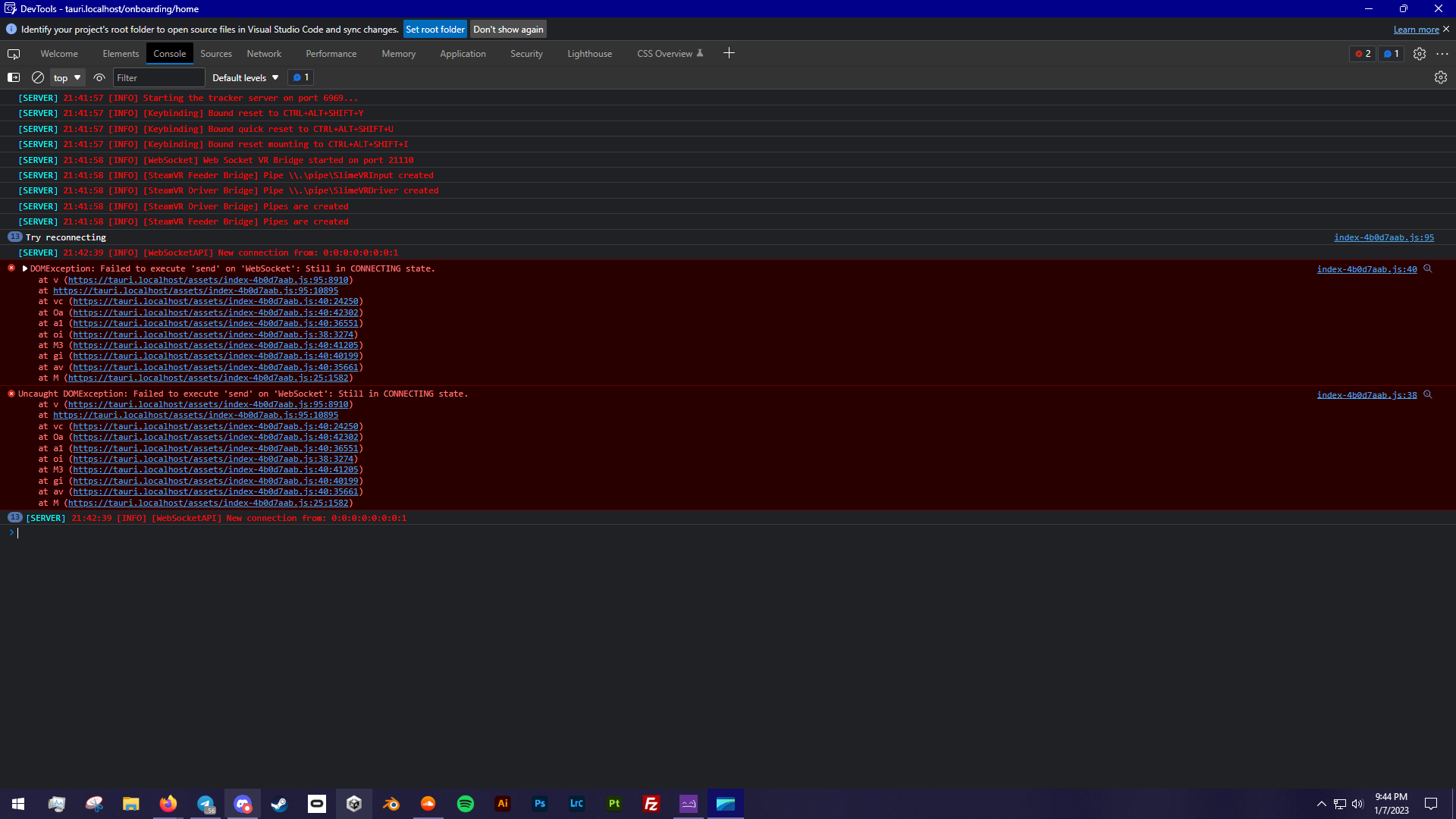 SlimeVR GUI crashes on launch since 0.5.0 (0.4.0 works) · Issue #462 · SlimeVR/SlimeVR-Server ...