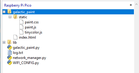 Galactic Unicorn WiFi Paint Server Error · Issue #688 · pimoroni/pimoroni-pico · GitHub