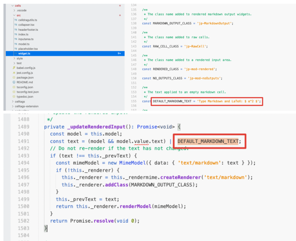 Strange default text when a empty markdown cell is previewed · Issue #12132 · jupyterlab ...