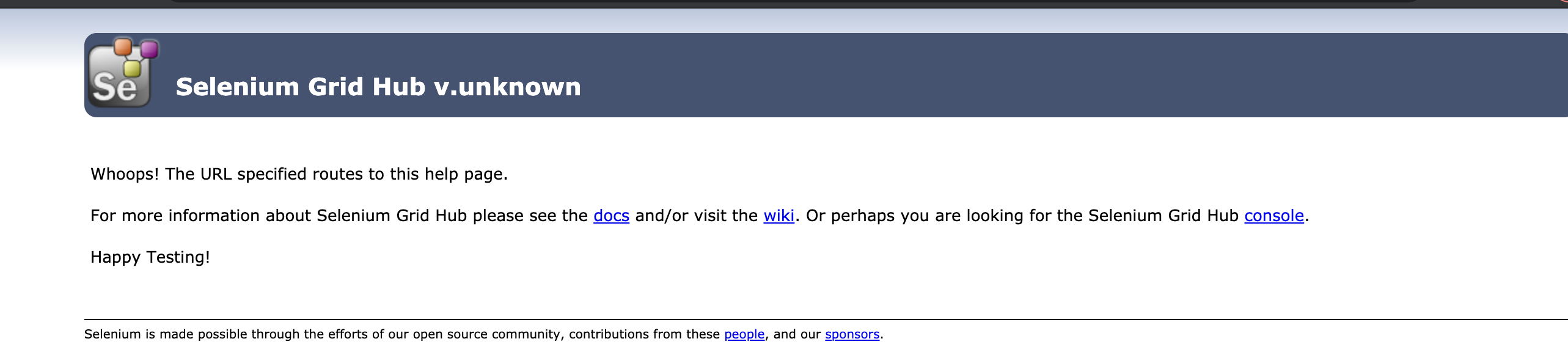 Selenium Grid Hub v. not found after running Jenkins · Issue #401 ...