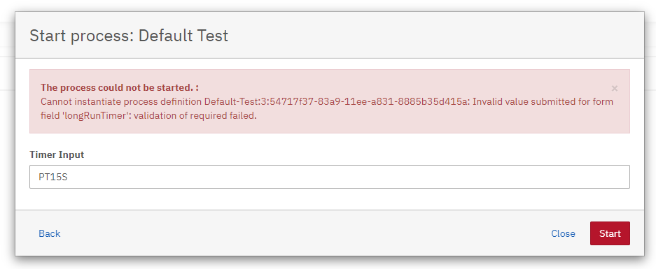 Default values of start parameters of a generic form are not considered by "required"constraint ...