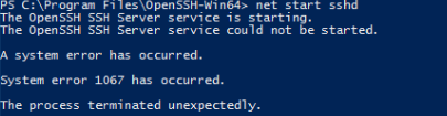 NO sshd service shown in Windows Service · Issue #1340 · PowerShell/Win32-OpenSSH · GitHub