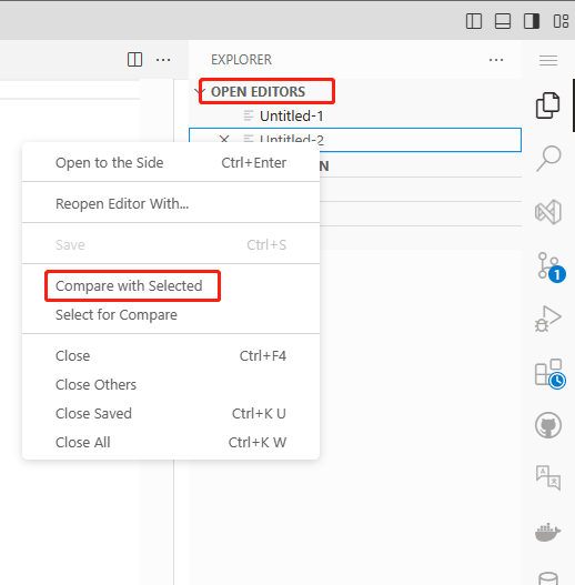 add compare feature on tab menu · Issue #186095 · microsoft/vscode · GitHub