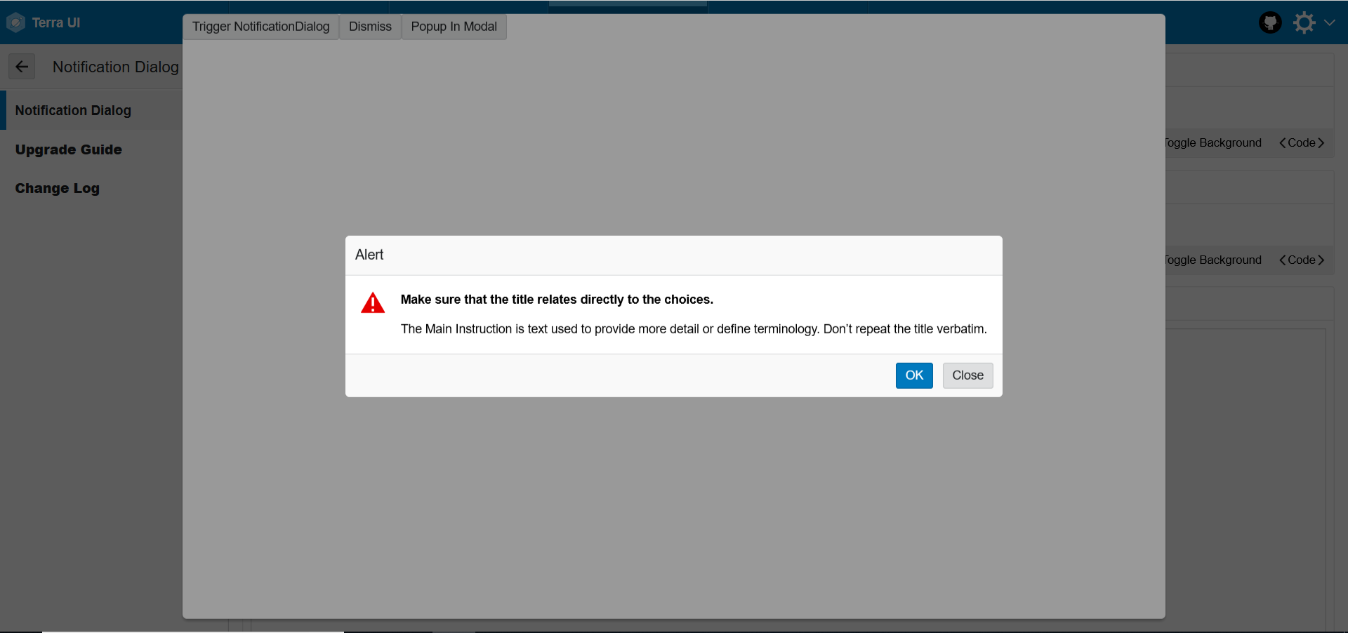 Control goes to application when Notification Dialog is open · Issue #684 · cerner/terra ...