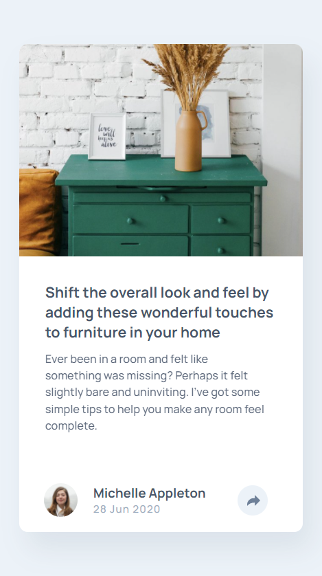GitHub - LiyanNguyen/article-preview-component: A simple responsive and ...