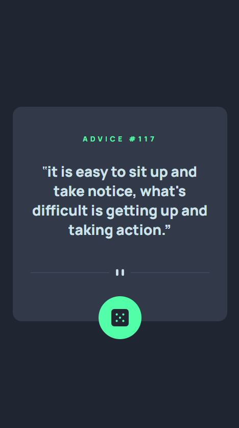 GitHub - LiyanNguyen/advice-generator: A Simple Webpage that generates ...