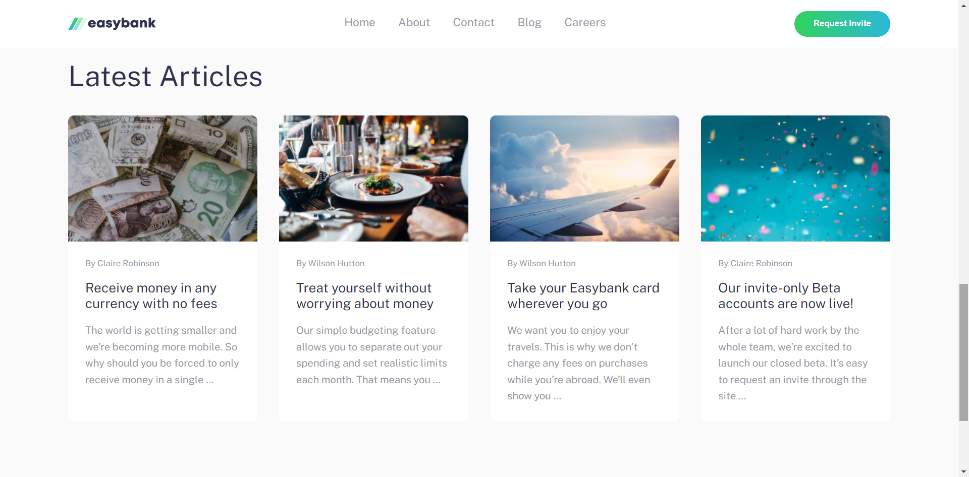 GitHub - LiyanNguyen/Easybank: A Modern Bank Landing Page featuring ...