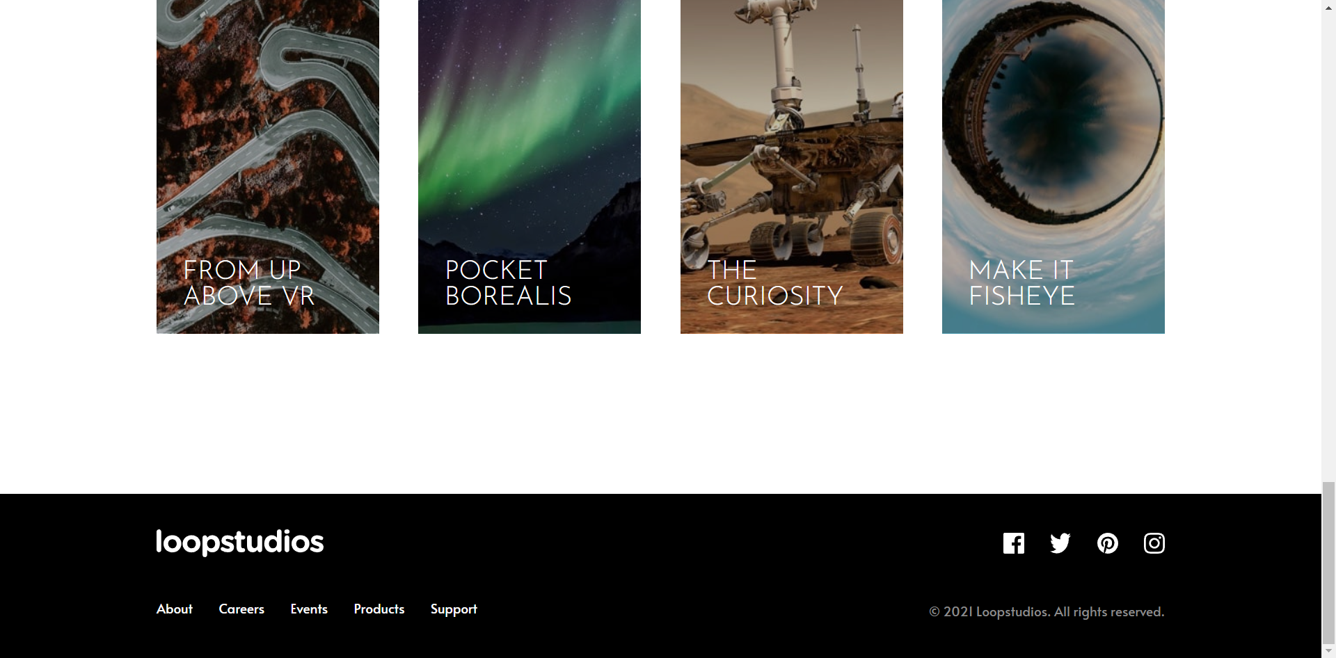 GitHub - LiyanNguyen/Loopstudios: A Modern VR Company Landing Page featuring sections ...