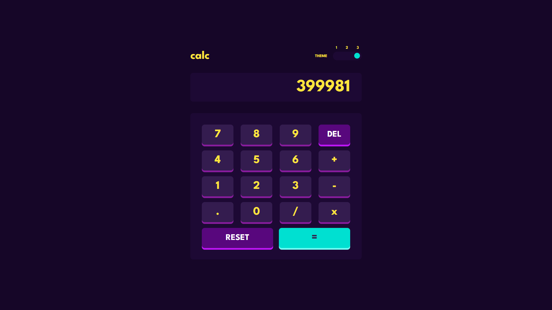 GitHub - LiyanNguyen/calculator-app: A simple calculator webApp with theme switcher