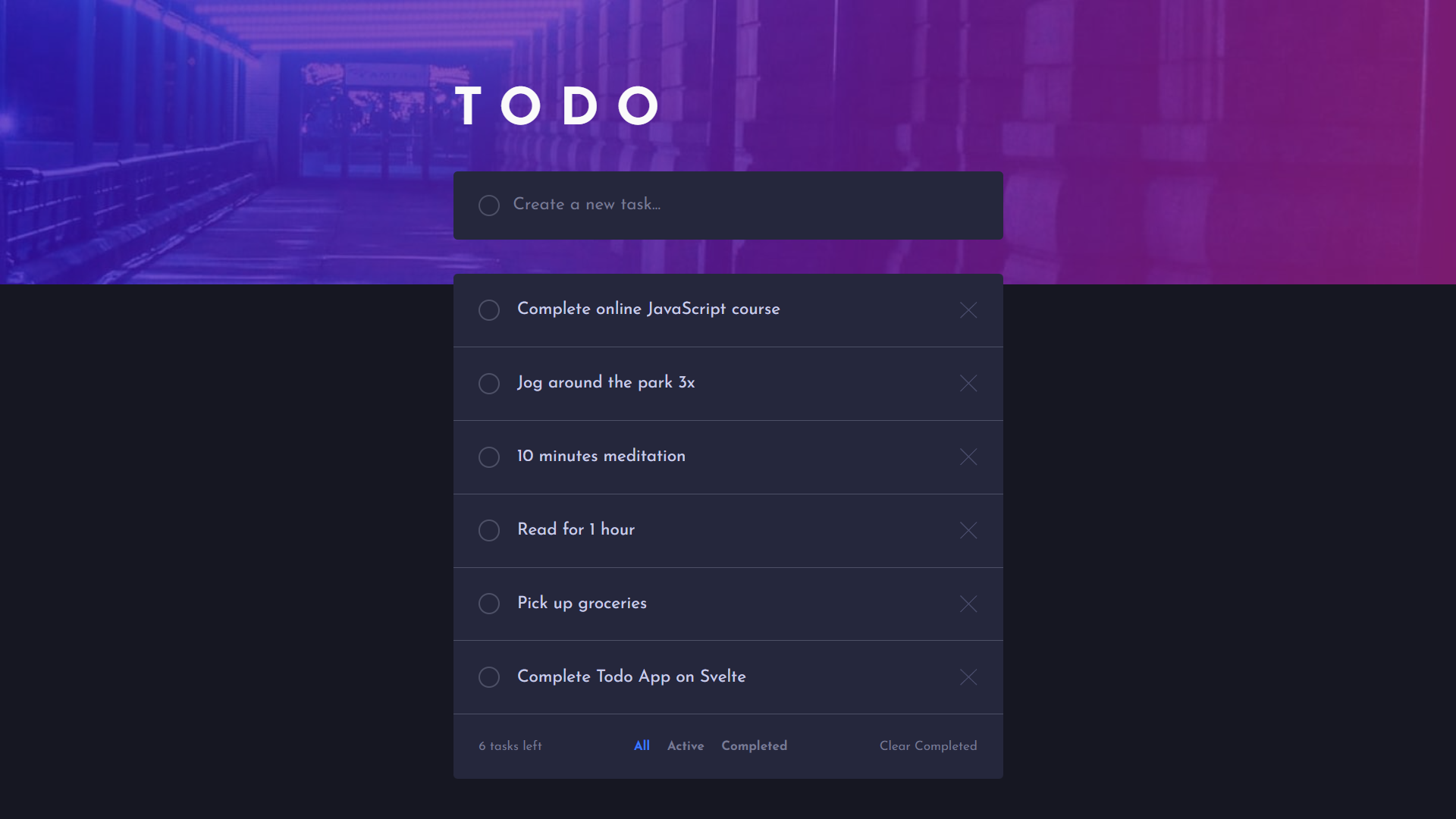 GitHub - LiyanNguyen/todo-app-svelte: An interactive todo list web app ... GitHub - LiyanNguyen/todo-app-svelte: An interactive todo list web app ...