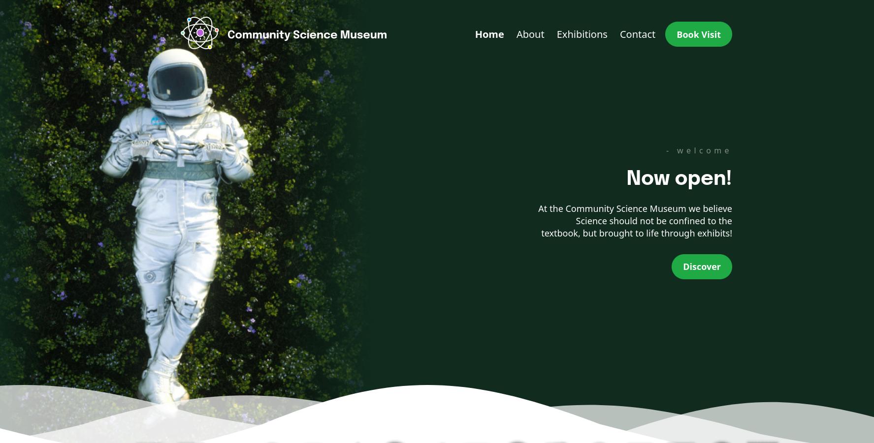 GitHub - roxannefranco/community-science-museum: School Project - Community Science Museum