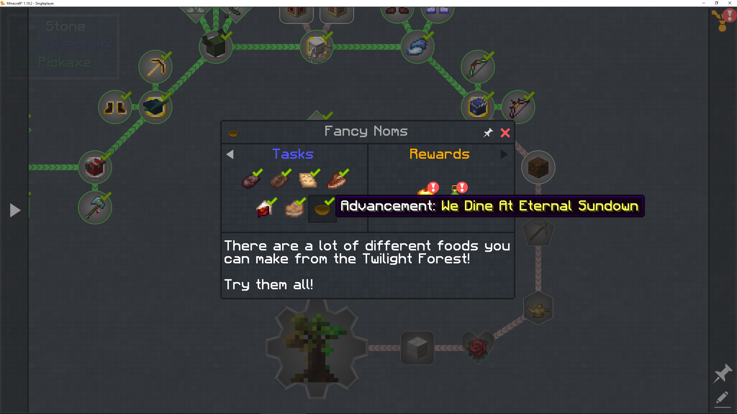 Twilight Forest questline: Fancy Noms quest missing Torchberries ...