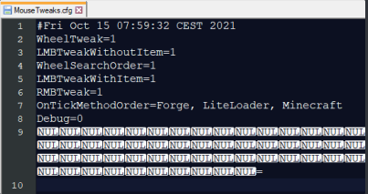 MouseTweaks config becomes corrupted. Scroll moves 2 items at once · Issue #14626 ...