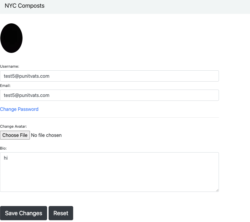[Test Party] Created a new user with an existing email address of ...