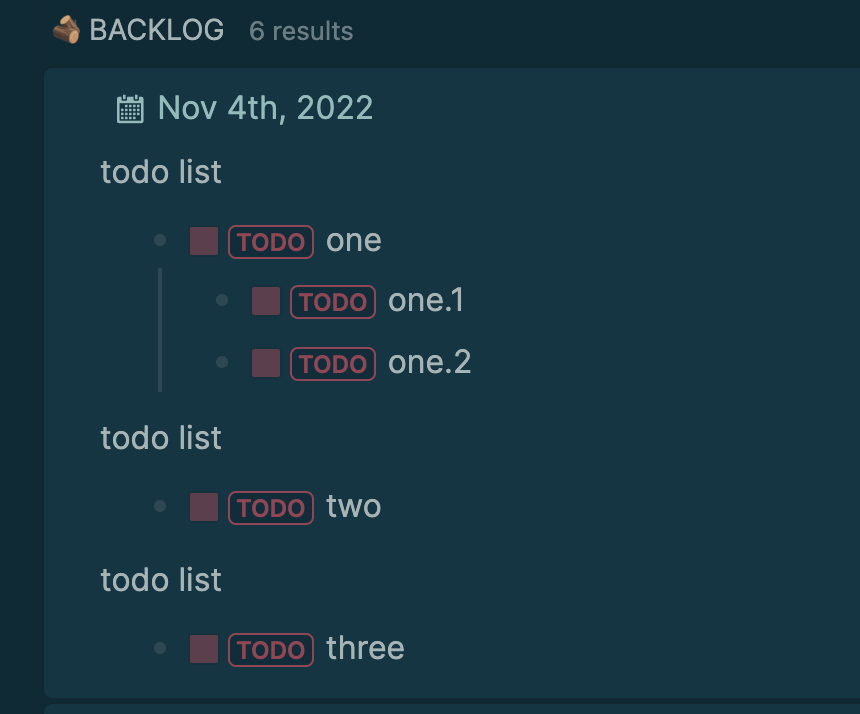 TODO lists (nested or not) are displayed poorly when the information is surfaced · Issue #7216 ...