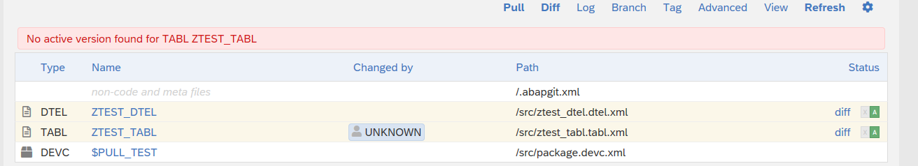 Pulling structure (TABL) with missing dependency · Issue #5294 · abapGit/abapGit · GitHub