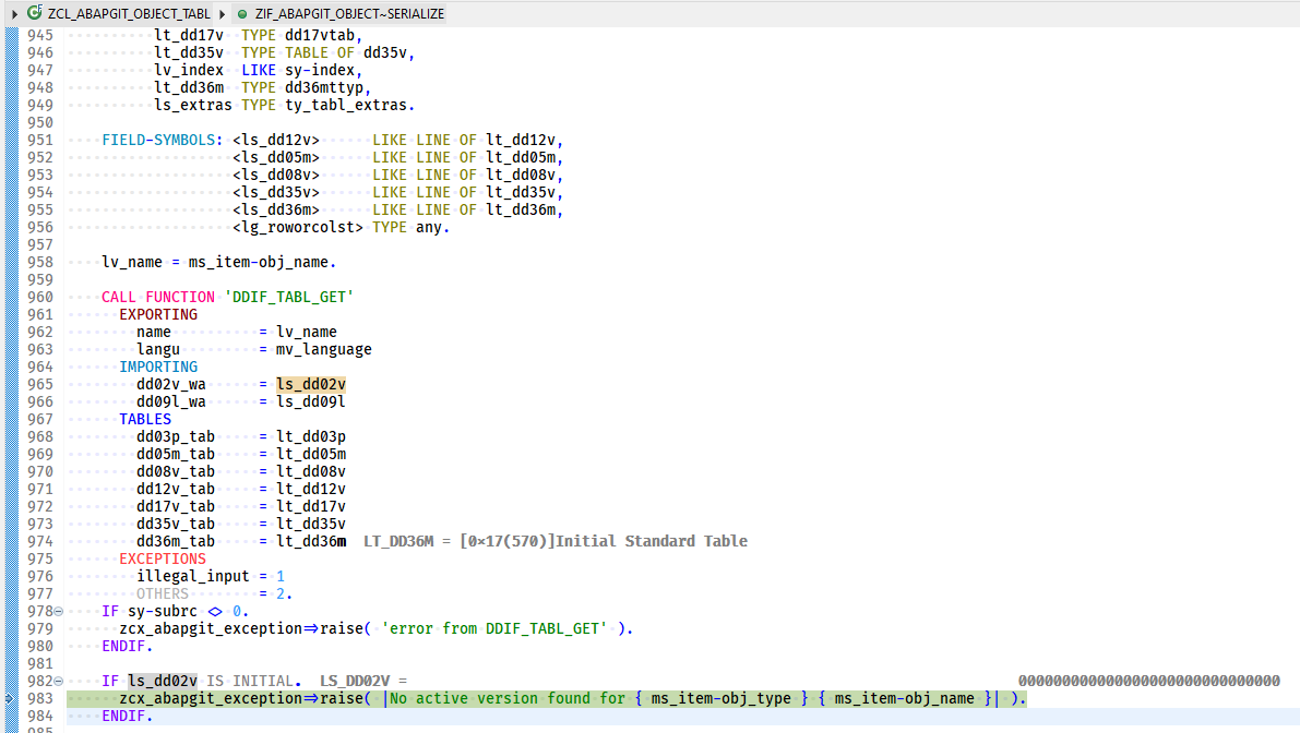 Pulling structure (TABL) with missing dependency · Issue #5294 · abapGit/abapGit · GitHub