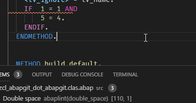 In-statement indentation + double space · Issue #518 · abaplint/abaplint · GitHub