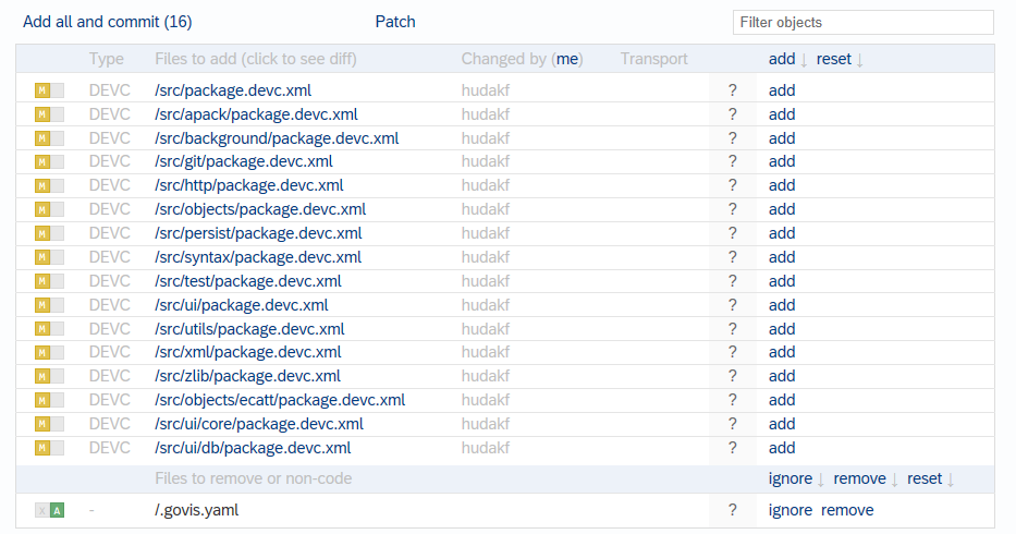 Stage: rework add/reset commands · Issue #3270 · abapGit/abapGit · GitHub