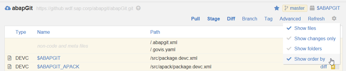 Reposition Repo Filters · Issue 3478 · Abapgitabapgit · Github
