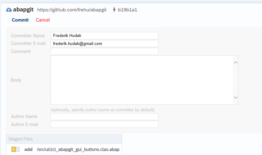 Positioning of action buttons · Issue #3769 · abapGit/abapGit · GitHub