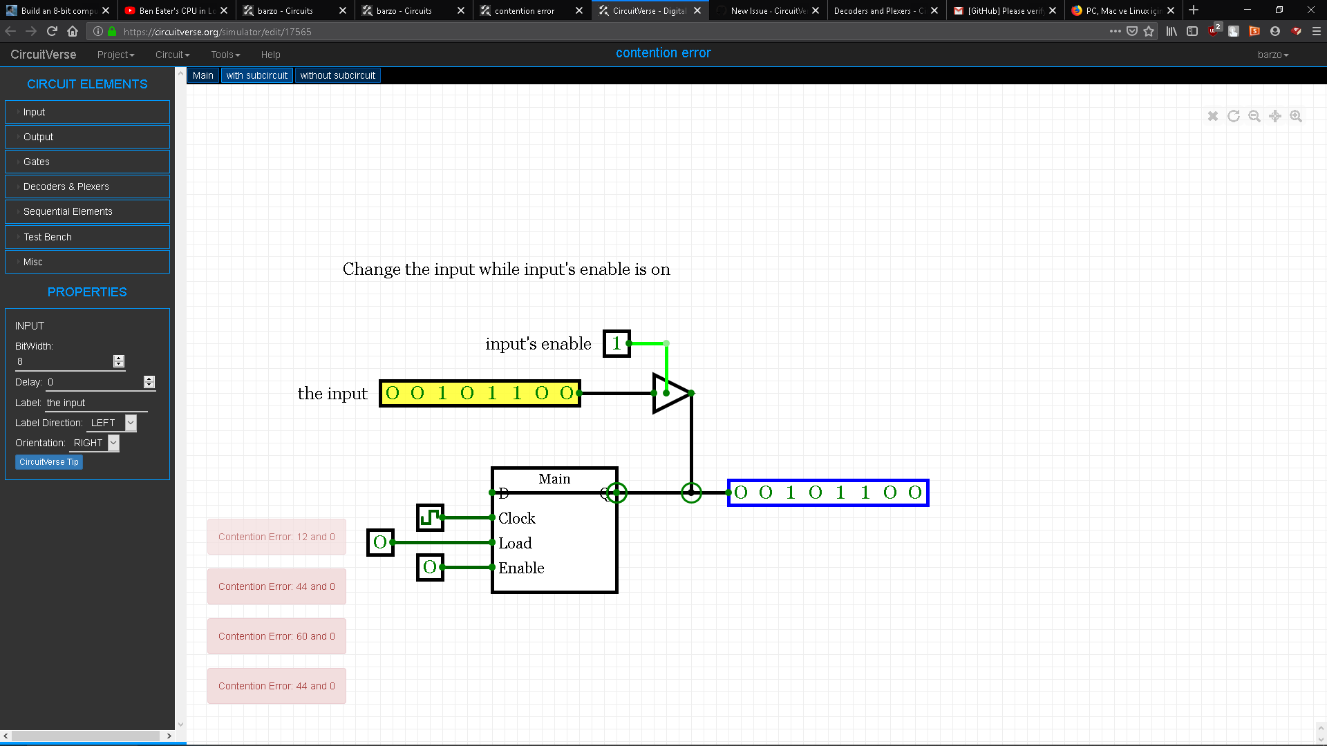 Gives contention error for no reason · Issue #388 · CircuitVerse/CircuitVerse · GitHub
