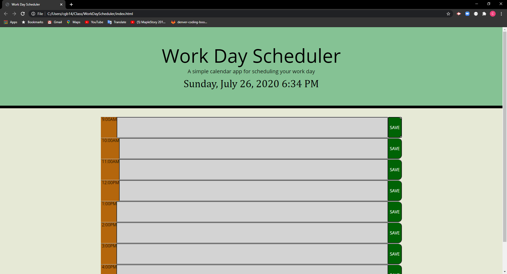 GitHub - mrclaudiogallo/WorkDayScheduler