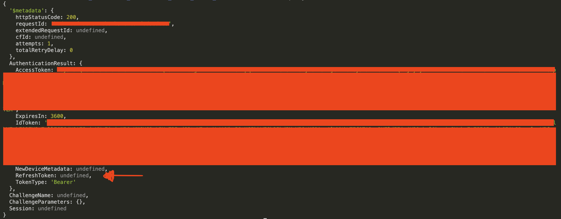 Method initiateAuth does not return updated RefreshToken in response. · Issue #454 · aws/aws-sdk ...