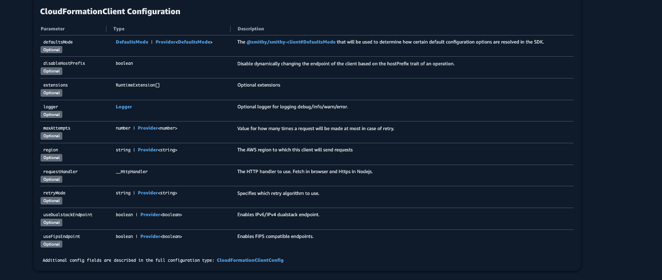 Documentation Not Complete · Issue #5417 · aws/aws-sdk-js-v3 · GitHub