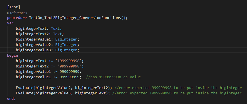Evaluate doesn't work for biginteger · Issue #4999 · microsoft/AL · GitHub