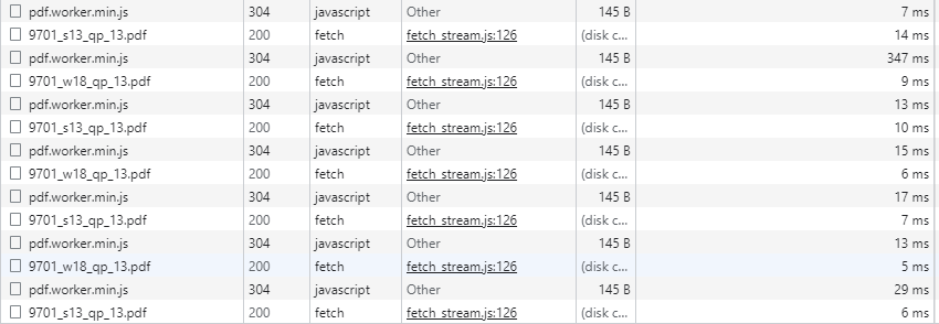 Worker file is fetched and a new thread created everytime getDocument is called · Issue #14079 ...