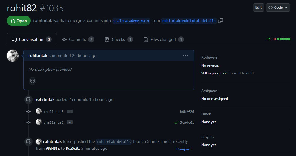 rohit82 · Issue #1033 · scaleracademy/scaler-open-source-september-challenge · GitHub