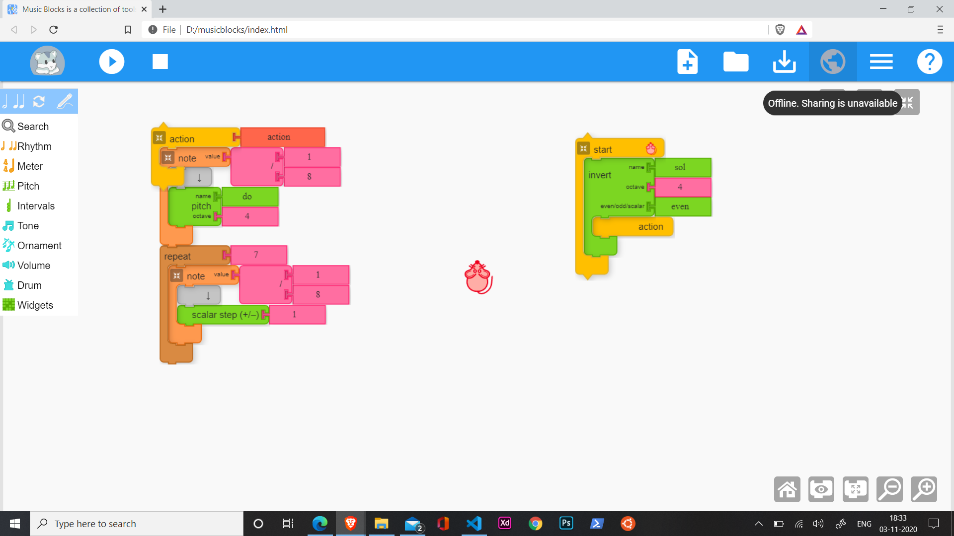 show project title when you load from the planet · Issue #2584 ...