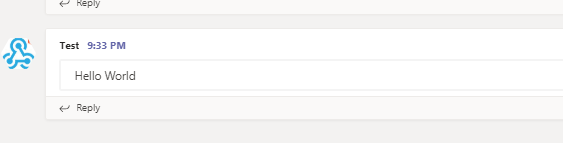 Post a message to the webhook using cURL · Issue #1782 · MicrosoftDocs/msteams-docs · GitHub