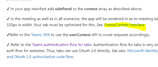 Broken link to : FrameContext interface · Issue #2341 · MicrosoftDocs/msteams-docs · GitHub